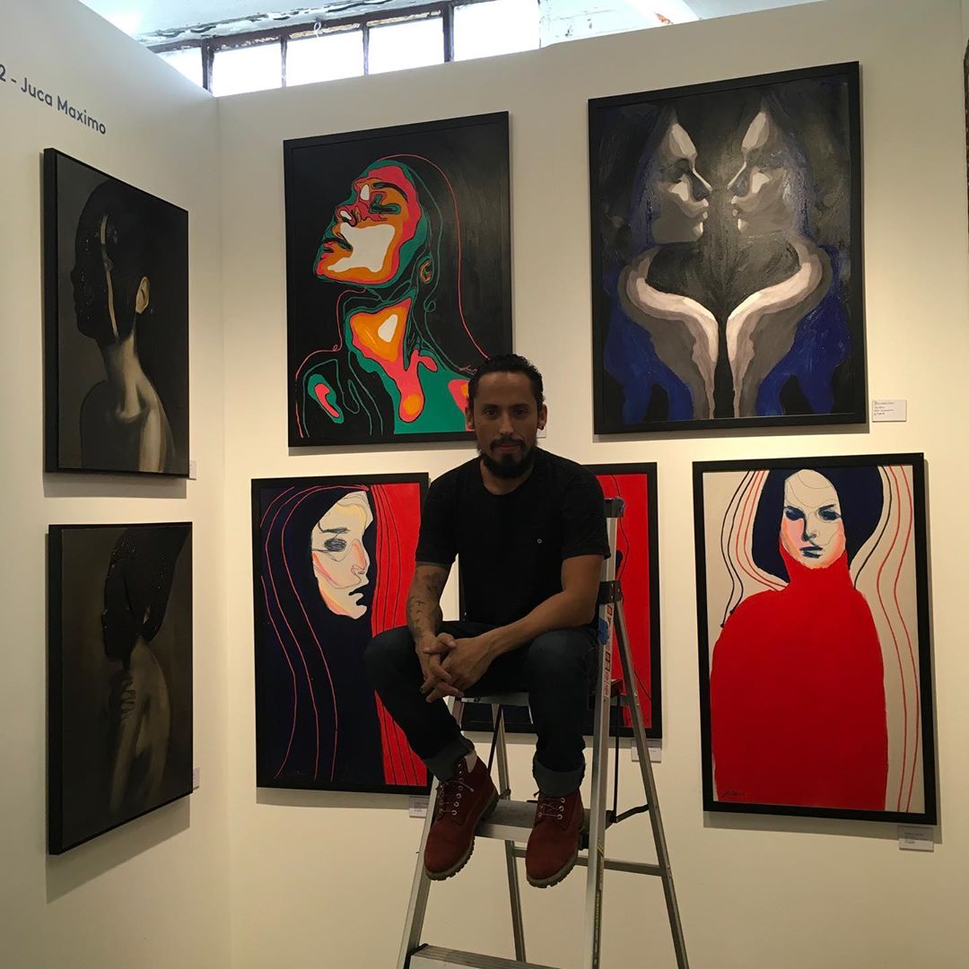 Artista plástico Juca Máximo expõe suas obras em Chicago